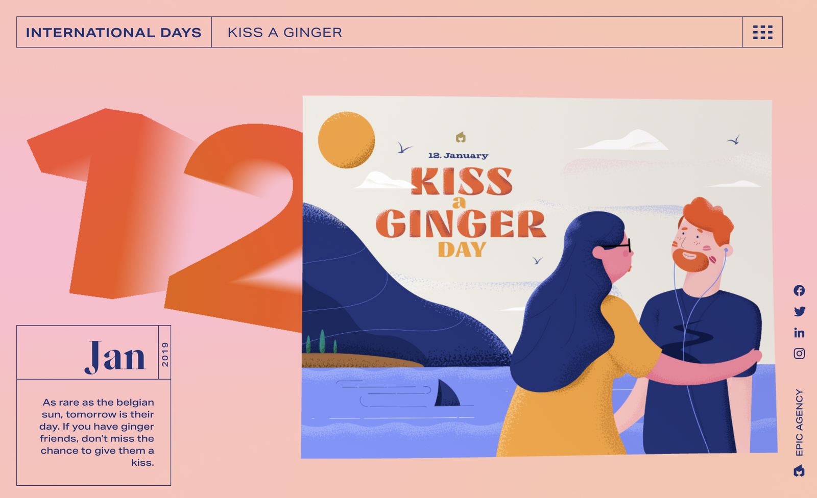 EPIC Days - 1 Month, 1 Illustration (Internal project)